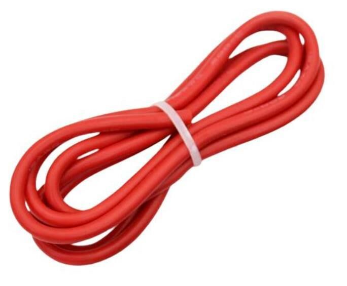 12 AWG Kırmızı Silikon Kablo 1 Metre