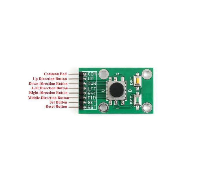 5 Yön Navigasyon Joystick Buton Modülü (Arduino)
